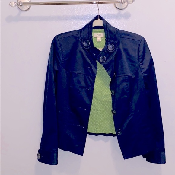 LOFT | Jackets & Coats | Loft Navy Jacket | Poshmark